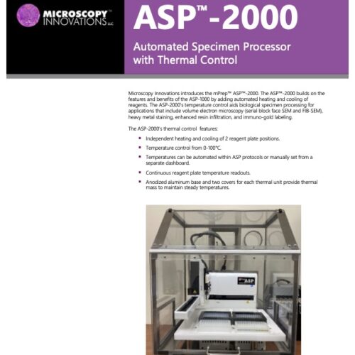 Microscopy Innovations | ASP™ Automated Specimen Processors